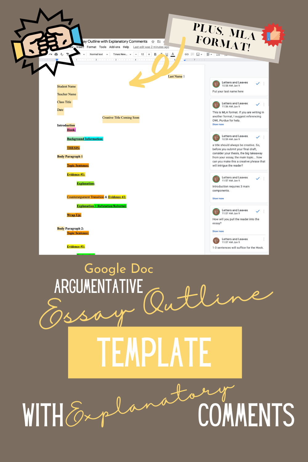 Explanatory Writing Outline